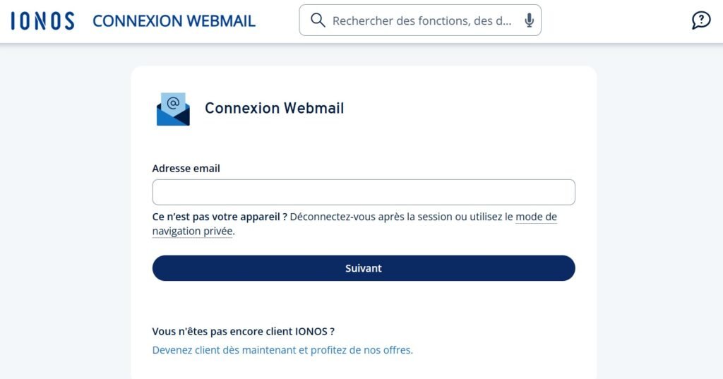 One&One Webmail : le guide de connexion à la messagerie IONOS
