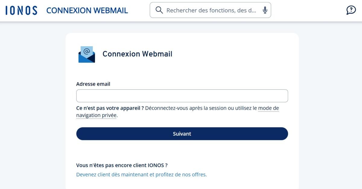 One&One Webmail : guide de connexion à sa messagerie IONOS