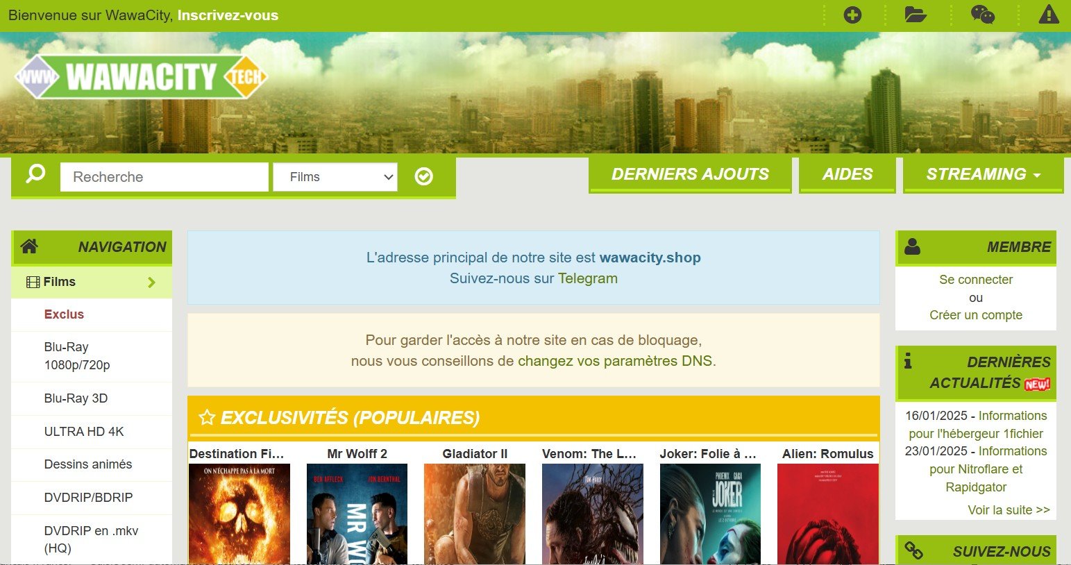 Wawacity.energy : la nouvelle adresse officielle en décembre 2025